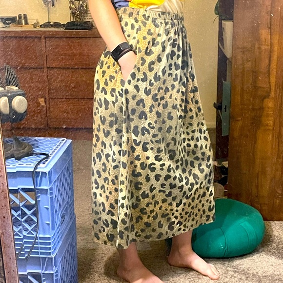 deborah barry for dk forman | Skirts | Vintage Cheetah Print Aline Midi ...